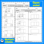 3 Digit by 1 Digit Area Model Division With and Without Remainders ...