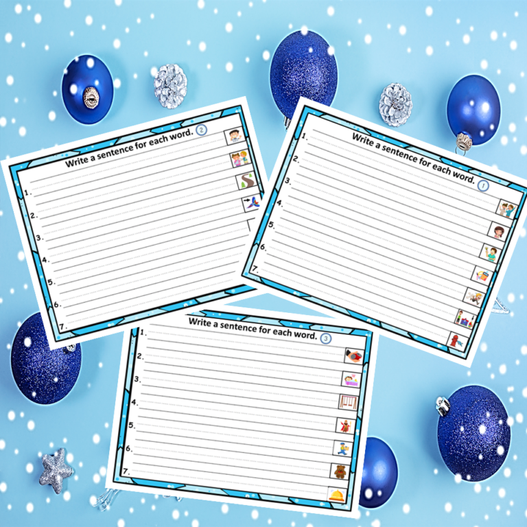 Final Consonant Blends - ING, USH, ATH - Winter Phonics Activities ...