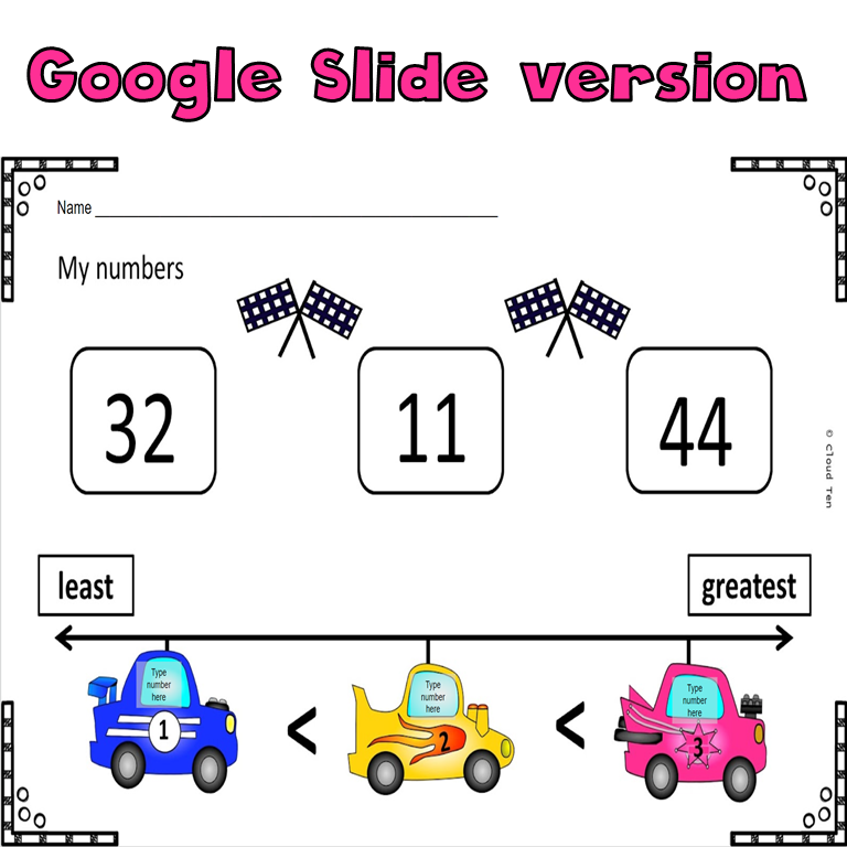Order numbers on an open number line | Made By Teachers