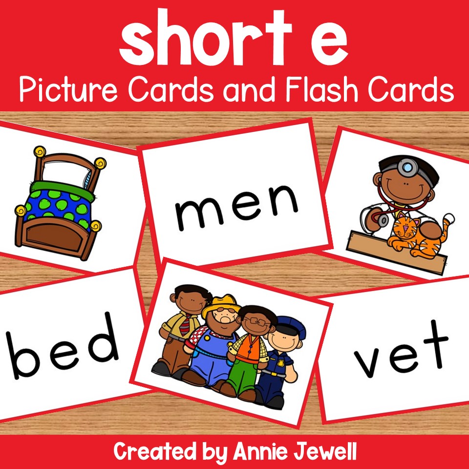 Short Vowels Picture Cards and Flash Cards BUNDLE | Made By Teachers