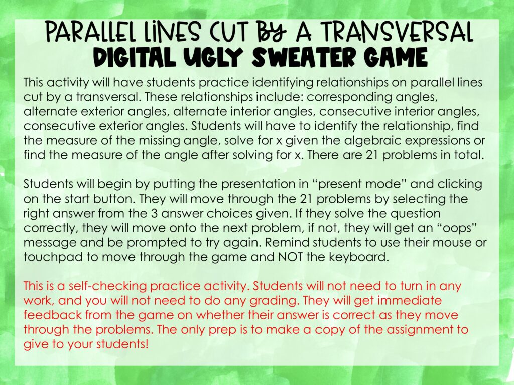 Writing Linear Equations Digital Game | Made By Teachers