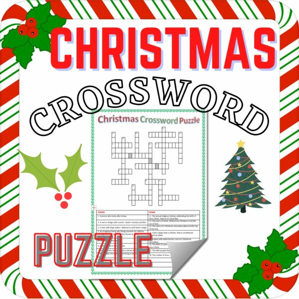 Christmas and New Year Bundle - Crosswords, Word Search, Coding ...