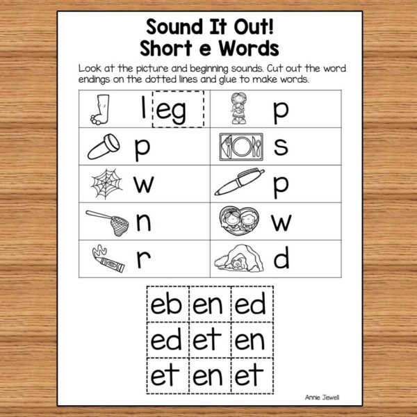 Short Vowels Word Work Printables and Worksheets BUNDLE | Made By Teachers