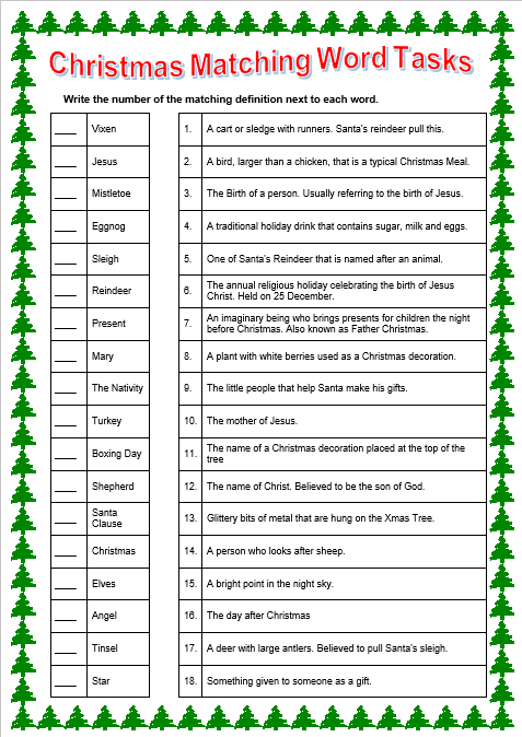 Christmas Mix and Match Puzzle Fun Activity | Made By Teachers