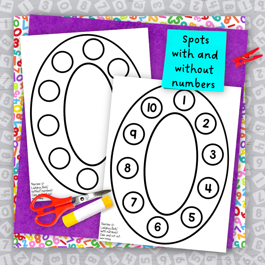 Number Craft | Ten | Ladybug Garden | Made By Teachers