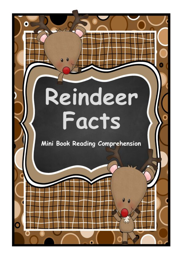 Reindeer Facts Mini Book Reading Comprehension | Made By Teachers