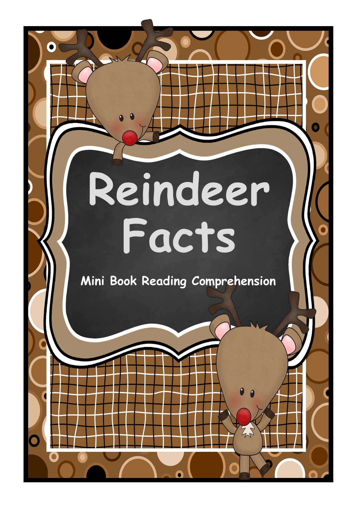 Reindeer Facts Mini Book Reading Comprehension | Made By Teachers