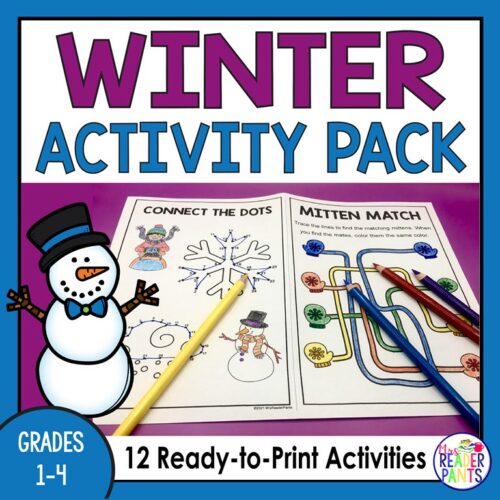 Winter Activities Booklet - Time Fillers - Early Finisher Activities ...