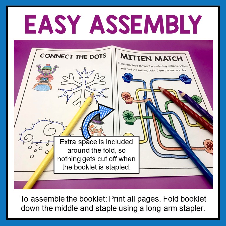 Winter Activities Booklet - Time Fillers - Early Finisher Activities ...
