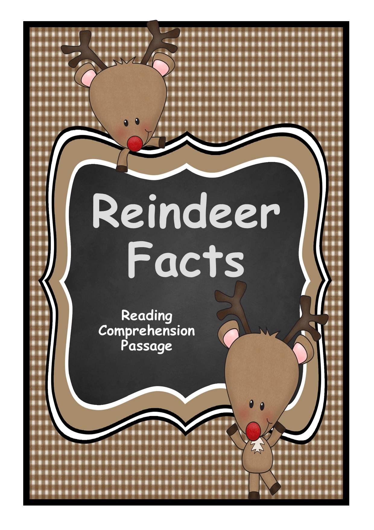 Reindeer Facts Reading Comprehension Passage | Made By Teachers