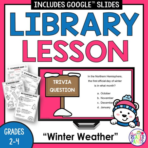 Winter Weather Library Lesson - Winter Vocabulary - Weather and Climate ...