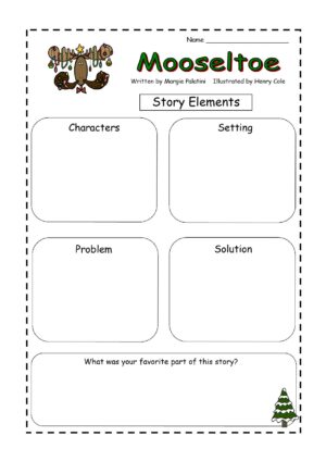 Mooseltoe Main Idea Summarize Vocabulary Retell Comprehension | Made By ...