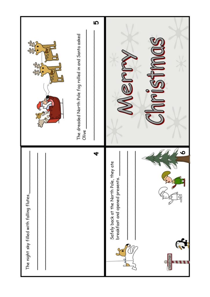 Olive The Other Reindeer Main Idea Retell Story Elements Summarize ...