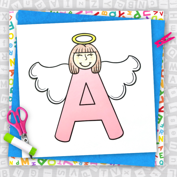 Letter A | Alphabet Craft | Angel Craft | Made By Teachers