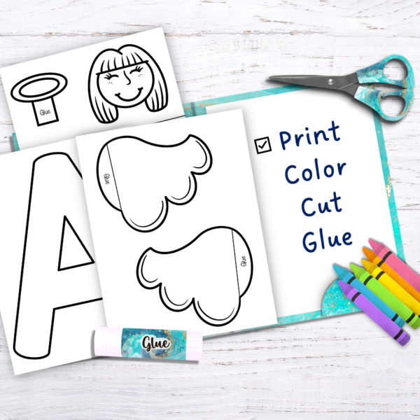 Letter A | Alphabet Craft | Angel Craft | Made By Teachers