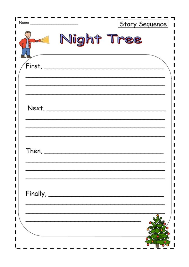 Night Tree Retell Main Idea Vocabulary Summarize Sequence - Made By ...