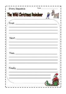 Wild Christmas Reindeer Main Idea Story Elements Retell Vocabulary ...