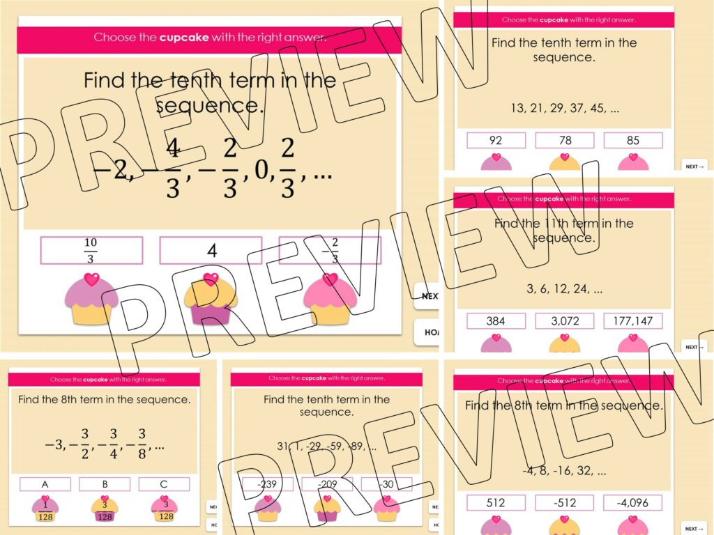 Sequences & Series DIGITAL Valentine's Day Game | Made By Teachers