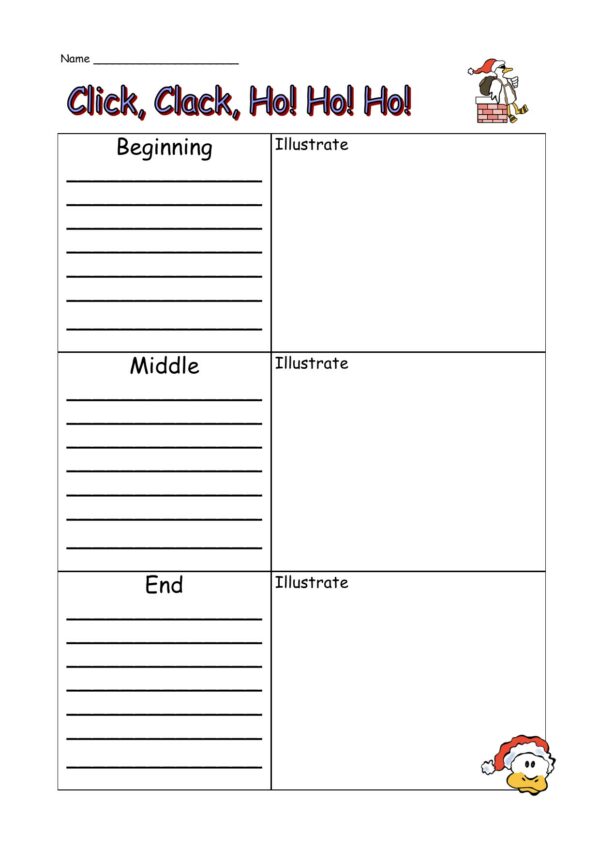 Click, Clack, Ho! Ho! Ho! Story Elements Sequence Retell Summarize ...