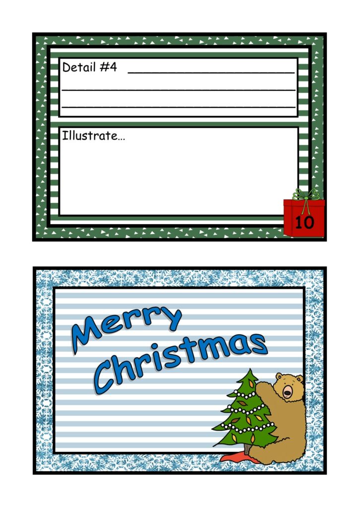 Bear Stays Up For Christmas Main Idea Retell Vocabulary Summarize ...