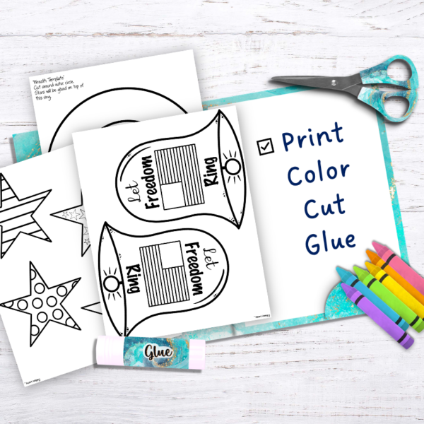 Patriotic Wreath Craft & Acrostic Poem Templates | Made By Teachers
