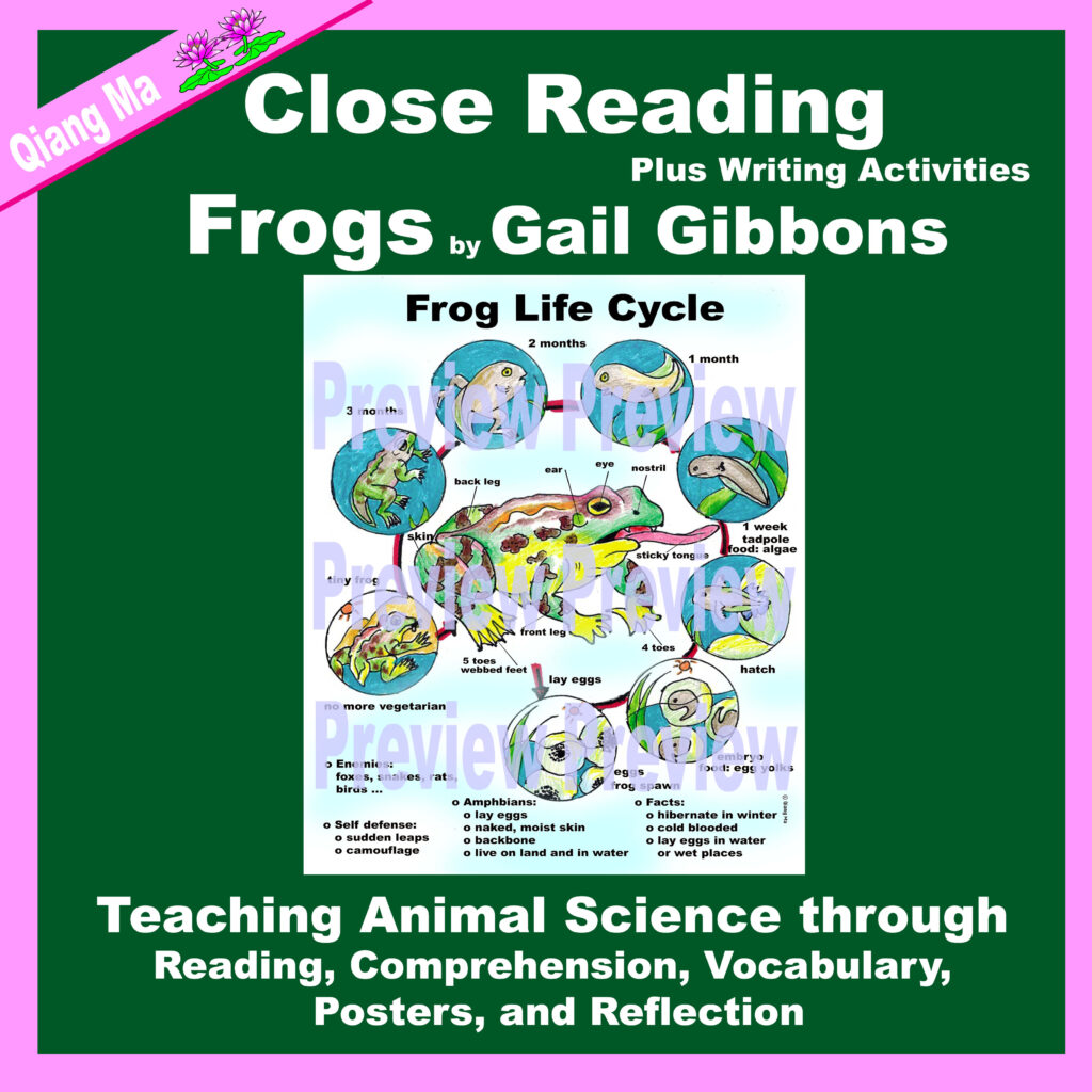 Close Reading: Frogs by Gail Gibbons | Made By Teachers