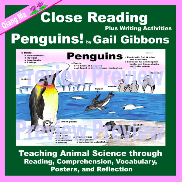 Close Reading: Penguins! by Gail Gibbons | Made By Teachers