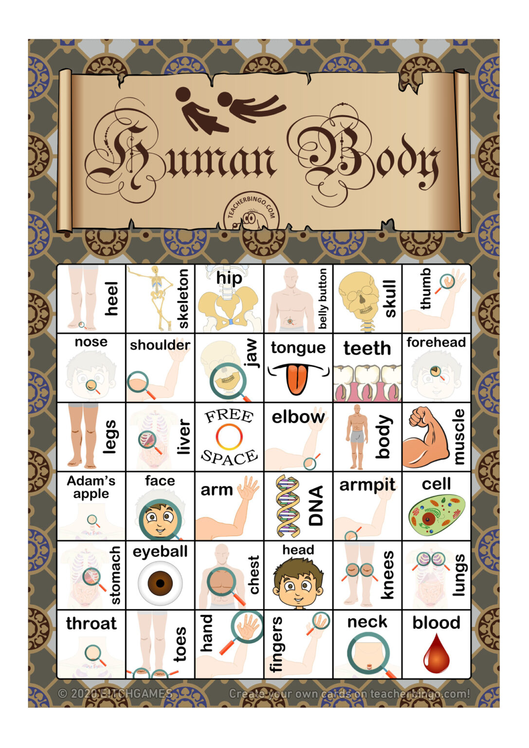 Sea Animals Bingo 3x3 (5 pages + call sheet) - Made By Teachers