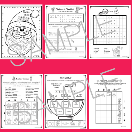 Christmas Activities - Worksheets - Crafts - Occupational Therapy ...
