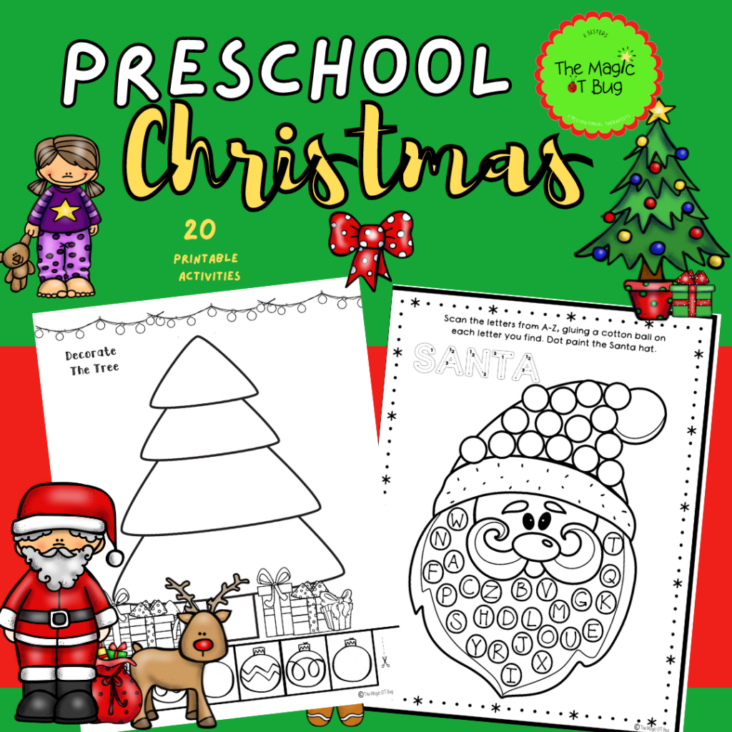 Preschool Christmas Activities - Crafts - Worksheets- Occupational ...