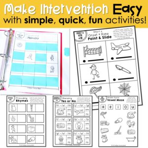 Phonemic Awareness Activities and Intervention for Kindergarten and 1st ...