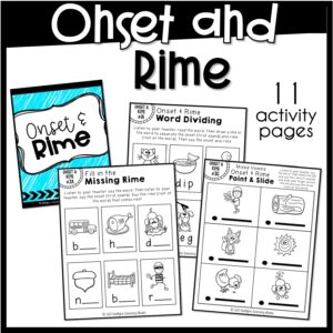 Phonemic Awareness Activities and Intervention for Kindergarten and 1st ...