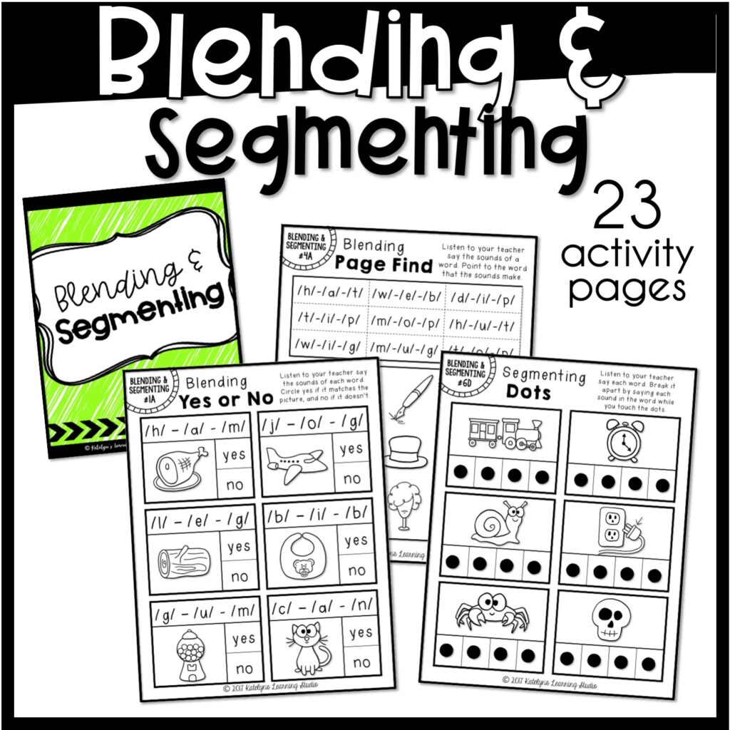 Phonemic Awareness Activities and Intervention for Kindergarten and 1st ...