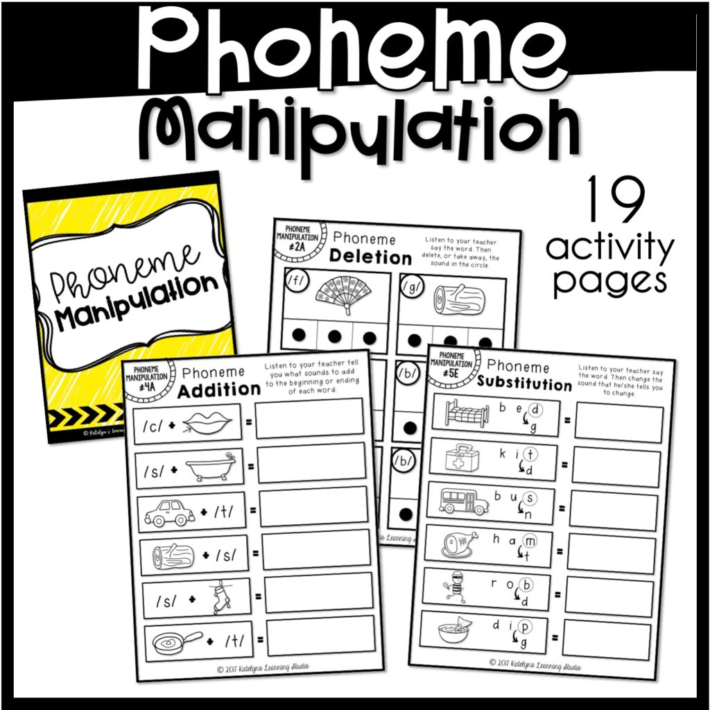 Phonemic Awareness Activities and Intervention for Kindergarten and 1st ...