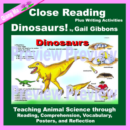 Close Reading: Dinosaurs! by Gail Gibbons | Made By Teachers