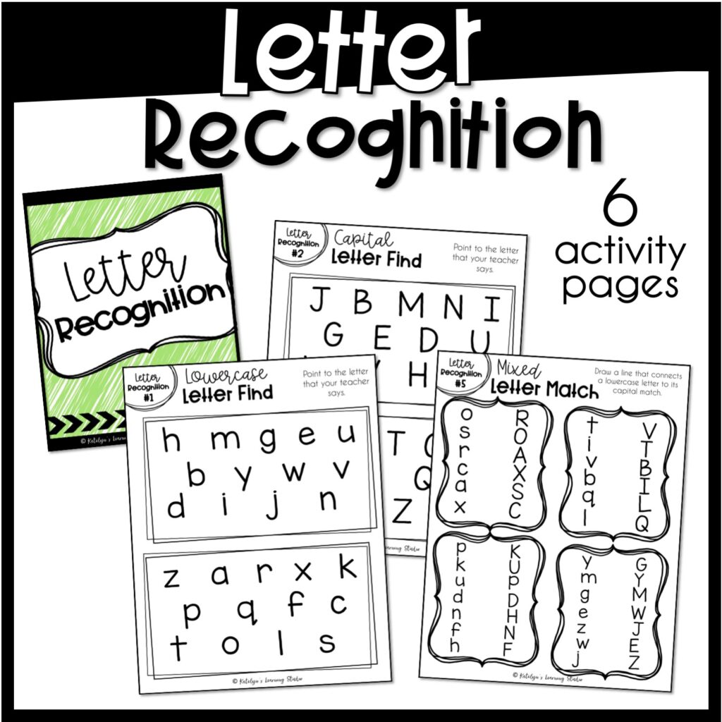 Letter Identification and Sounds Activities - No Prep Intervention ...