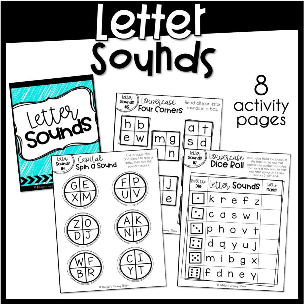 Letter Identification and Sounds Activities - No Prep Intervention ...