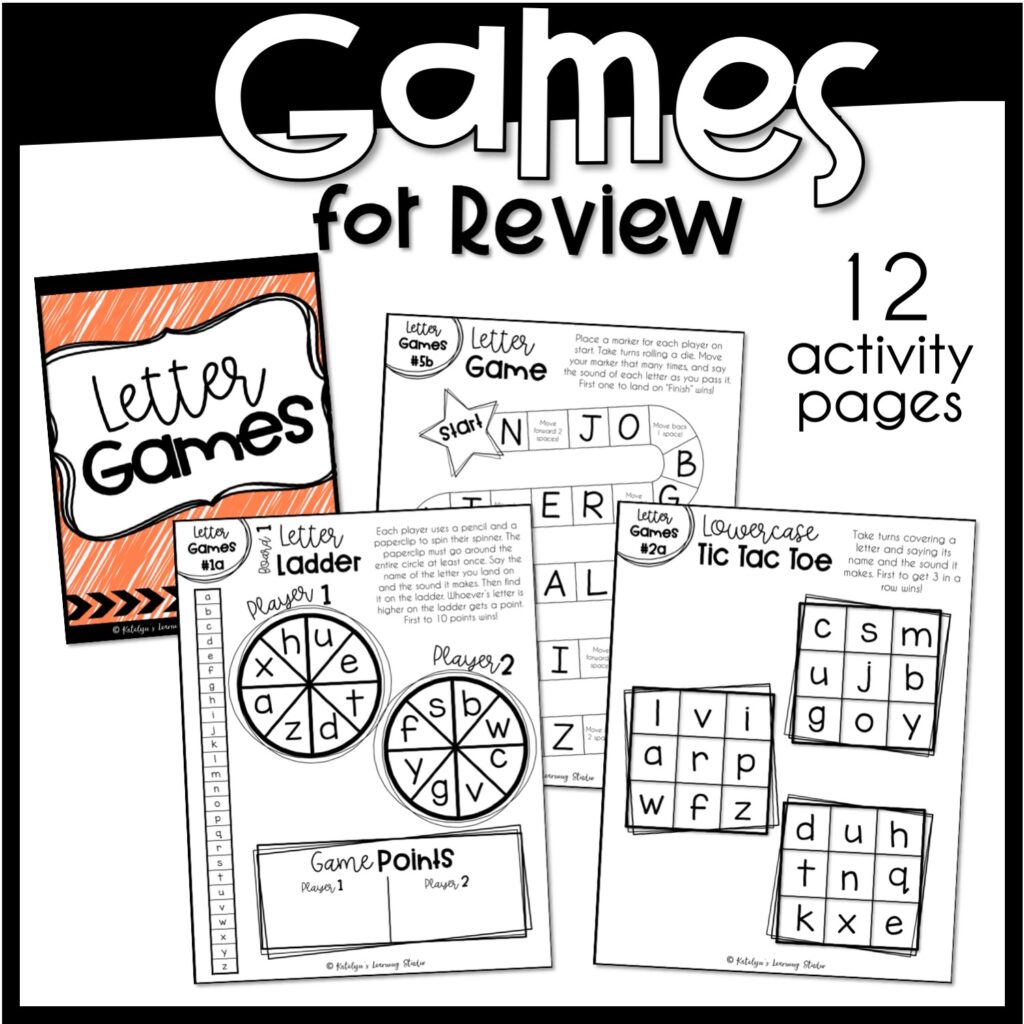 Letter Identification and Sounds Activities - No Prep Intervention ...