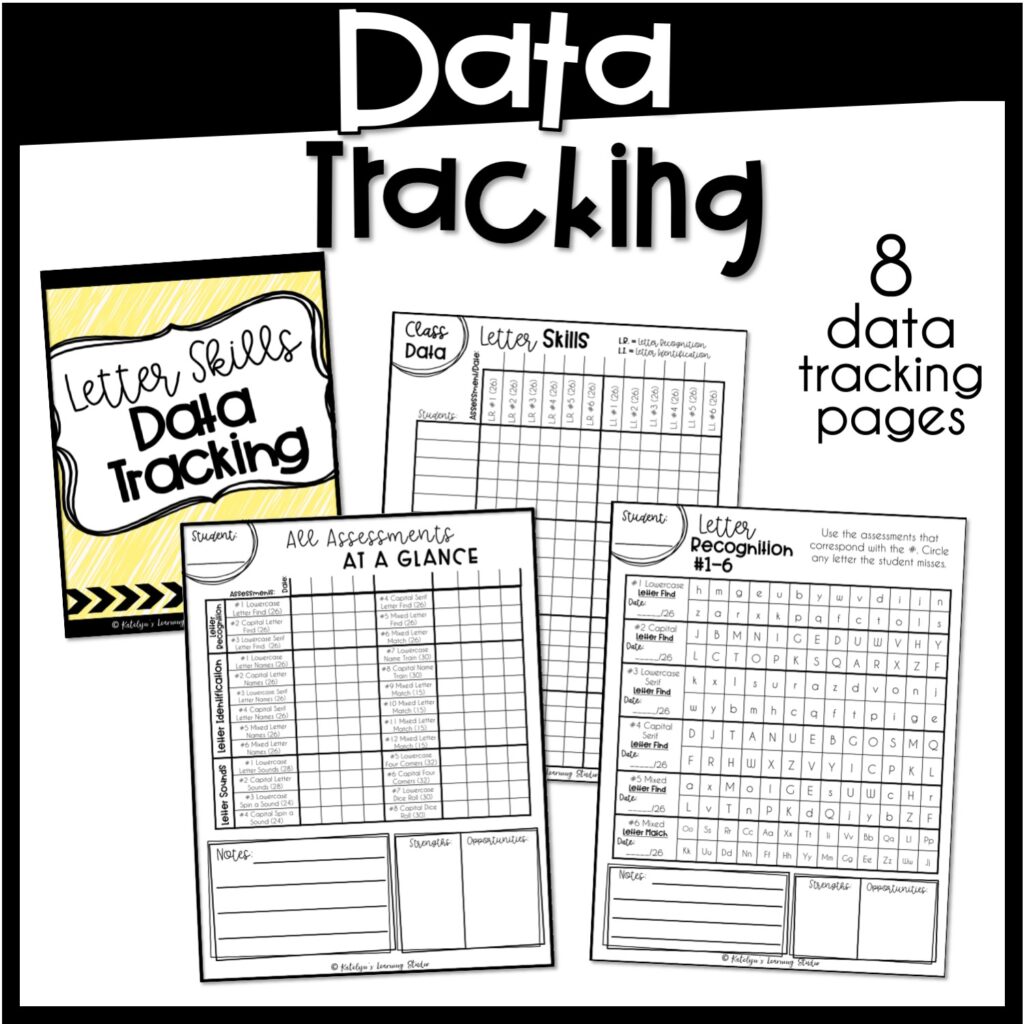 Letter Identification and Sounds Activities - No Prep Intervention ...