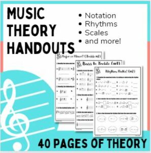 Music Theory Handout Pack | Made By Teachers