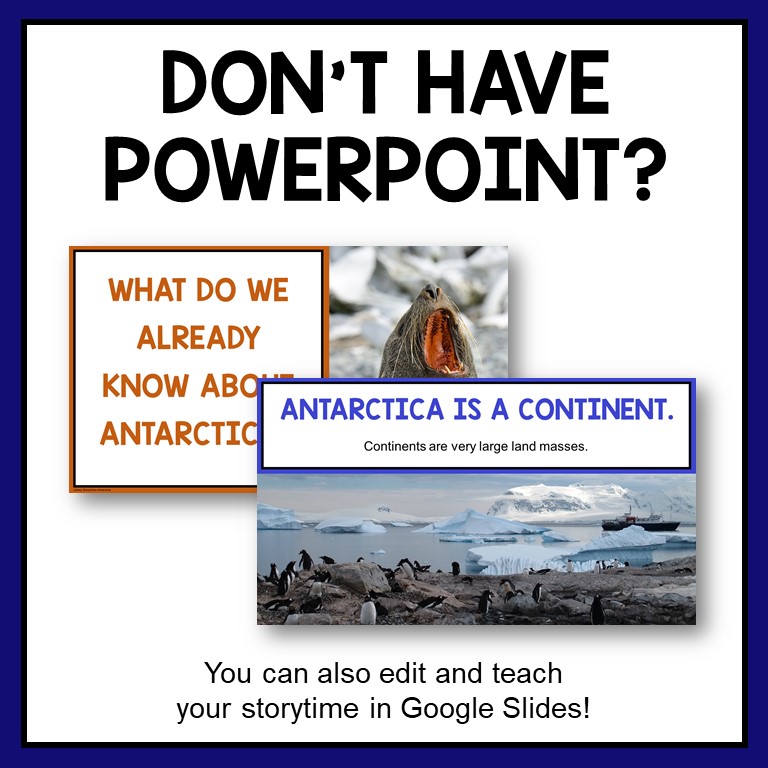 Antarctica Library Lesson - Storytime Activities - Winter and Cold ...