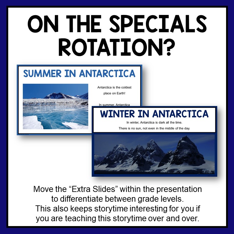 Antarctica Library Lesson - Storytime Activities - Winter and Cold ...