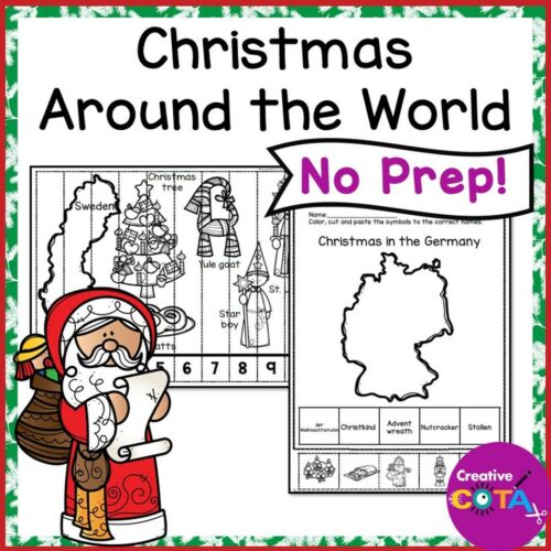 Christmas Around the World No Prep Activities | Made By Teachers