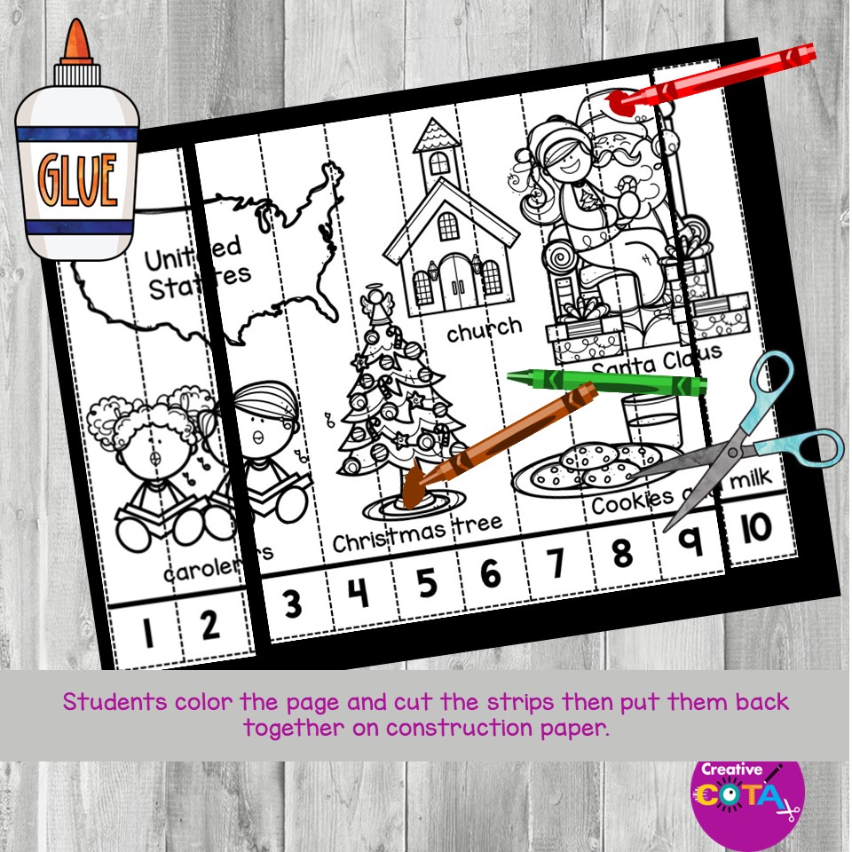 Christmas Around the World No Prep Activities | Made By Teachers