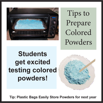 Mystery Powder Chemical Changes of Matter Chemistry Lab | Made By Teachers