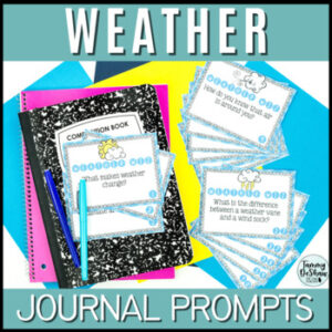 Higher Level Weather Questions: Task Cards, Fan Strips, and Journal ...