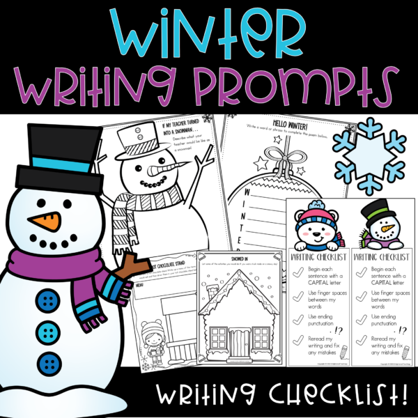 Winter Writing Prompts Winter Creative Writing Narrative Opinion Poetry ...