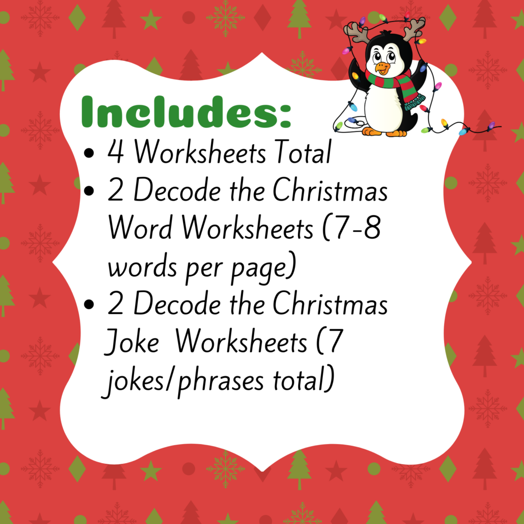 Christmas Cryptogram and Decoding Worksheets | Made By Teachers