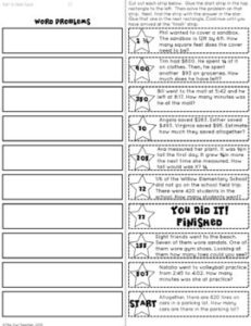 Word Problems Math Puzzles Solving Word Problems | Made By Teachers