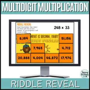 Multi-digit Multiplication | Large Numbers Multiplication | Riddle ...